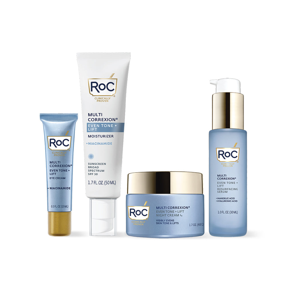 Even Tone + Lift Daily Routine Skincare Set - RoC®️ Skincare – RoC ...